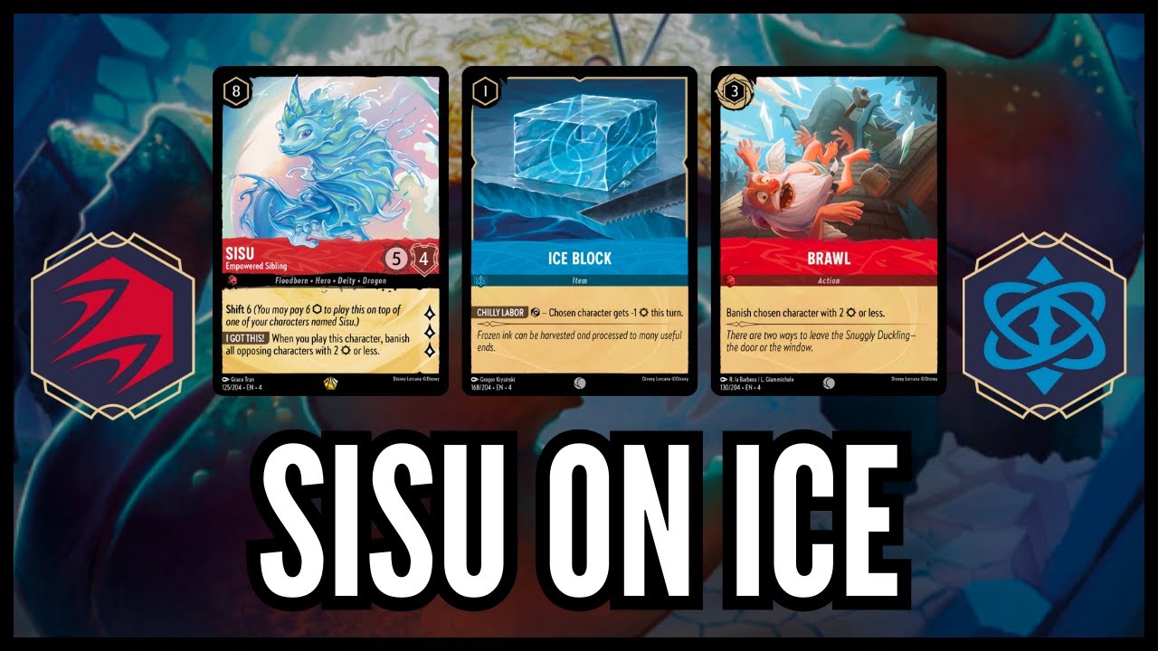 ¡Control con “SISU ON ICE”! - Ruby Sapphire Deck (Lorcana en Español) 🔴 ...