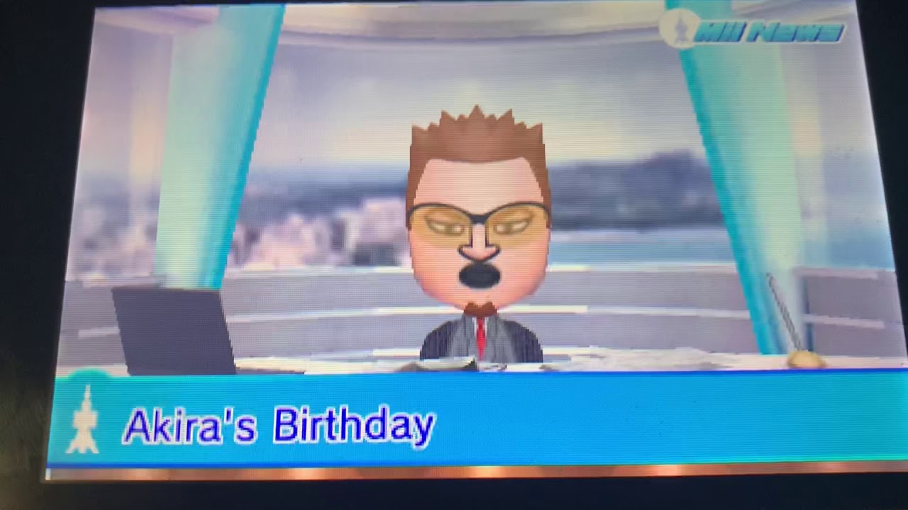 Tomodachi Life - Mii News - Akira’s Birthday - YouTube