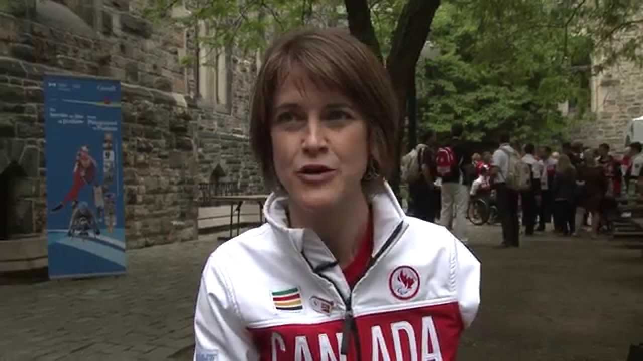 Caroline Bisson - Biathlon Paralympic Athlete - YouTube