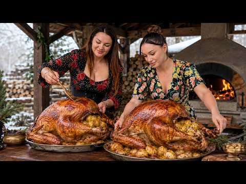 2 Огромные Индейки🦃 С Картошкой Зажаренные В Печи