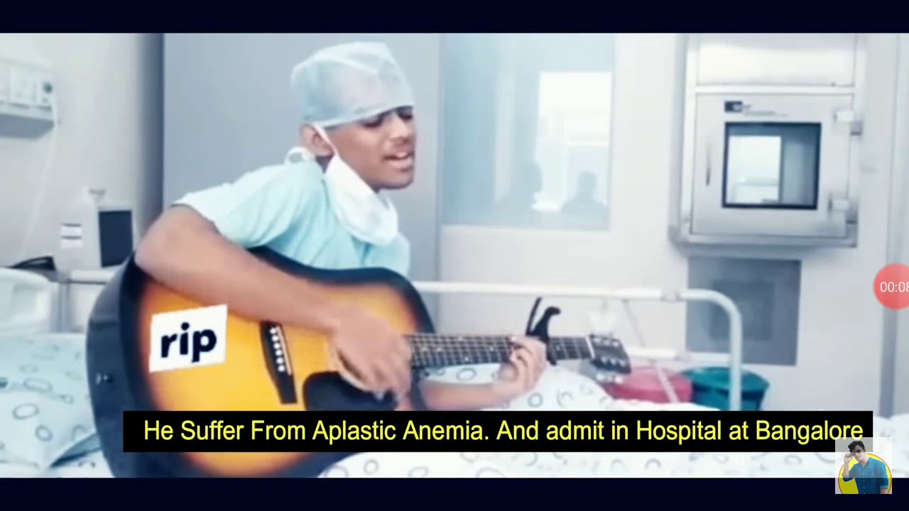 A boy name rishab dutta singing last song of his life in hospital before death - YouTube
