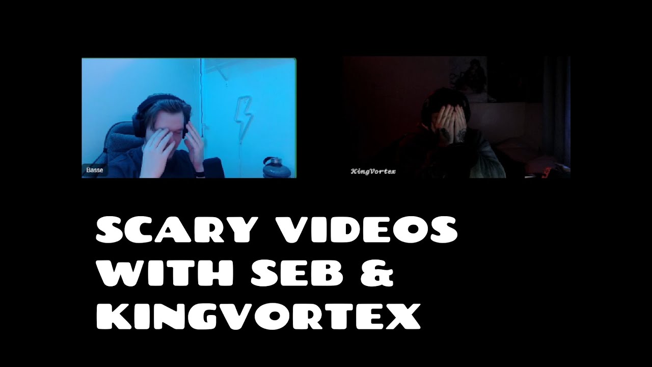 Seb & KingVortex react to scary videos (funny) - YouTube