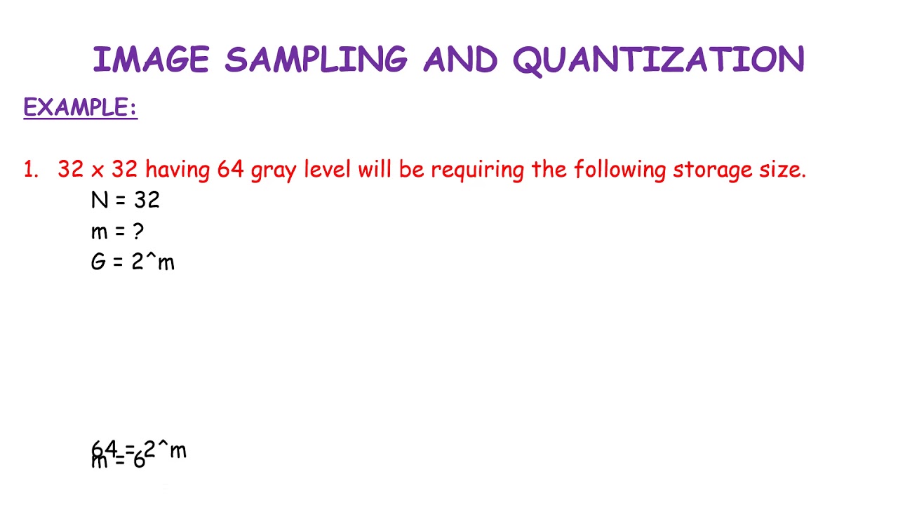 Image Sampling And Quantization YouTube Image Sampling And Quantization YouTube