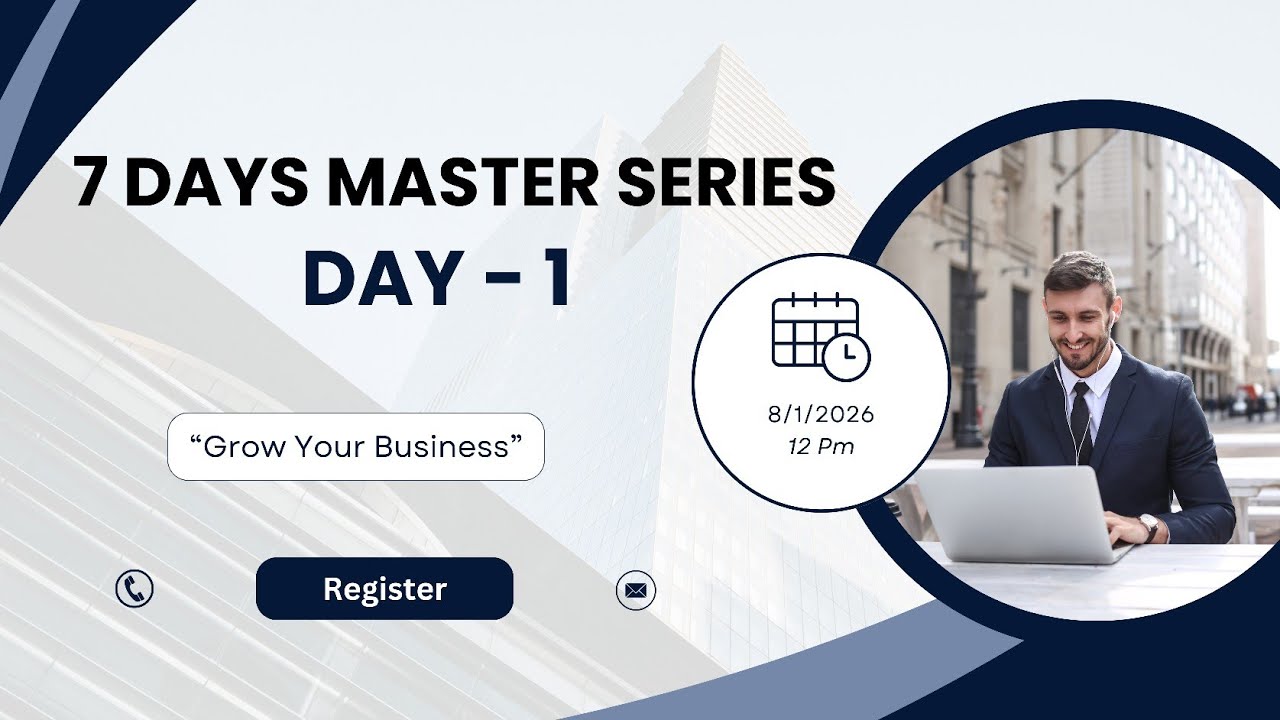 Master series Day-1 - YouTube