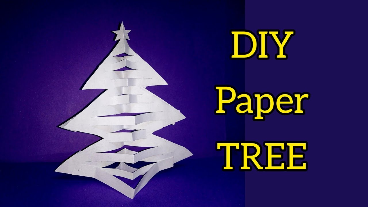 DIY Paper TREE - Origami Paper TREE - Cheeky Cheeky Craft - YouTube