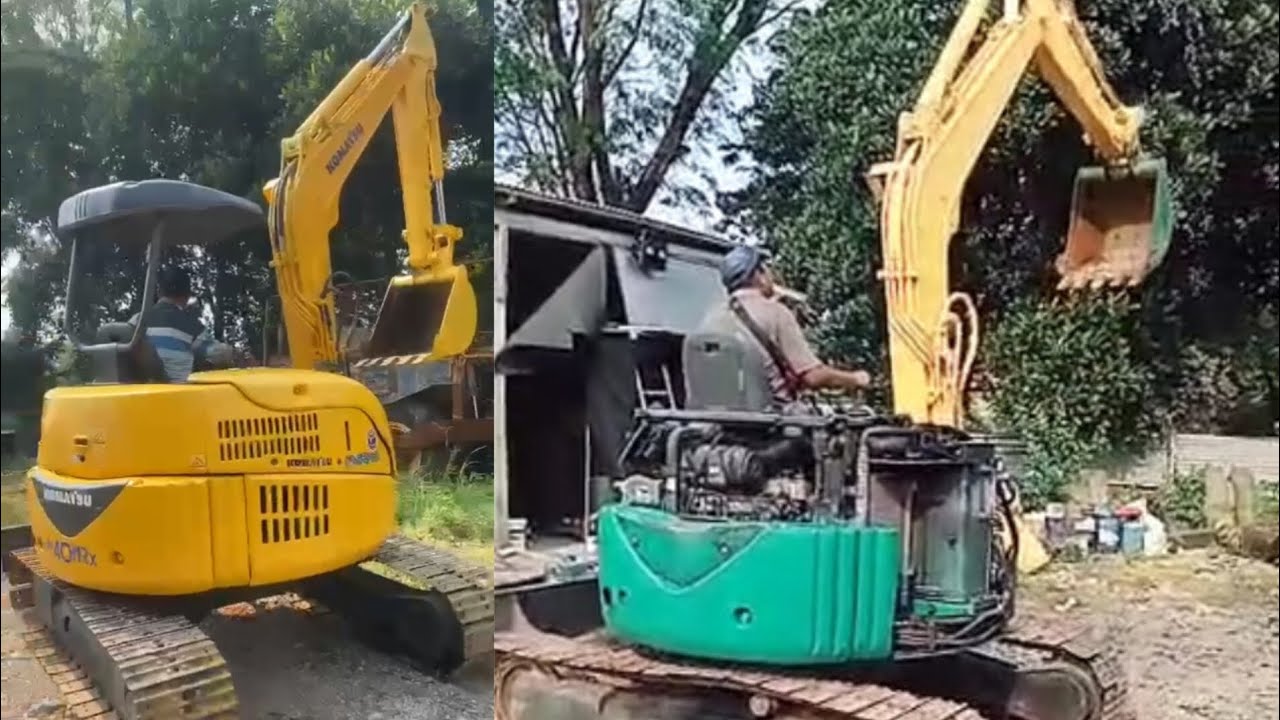 Komatsu excavator PC 40 th 2016-2018 (21-01-2024) - YouTube