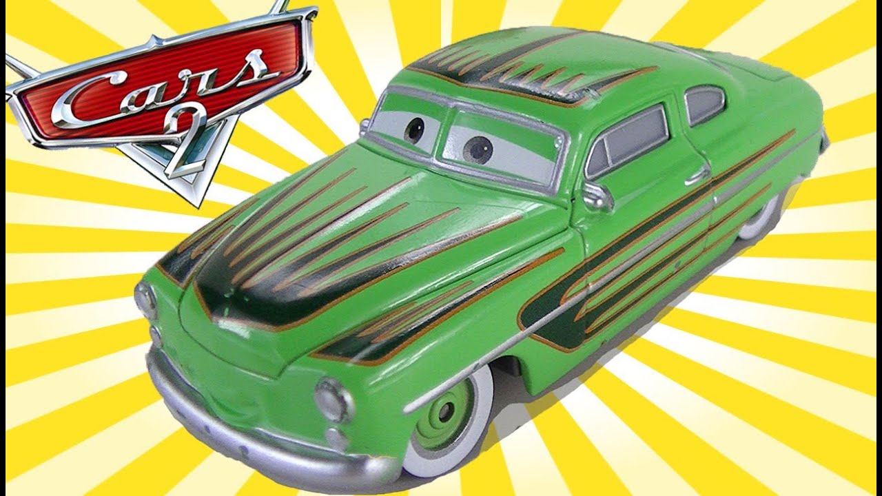 Edwin Kranks Disney Cars 2 Pixar Retro Radiator Springs Toy - YouTube