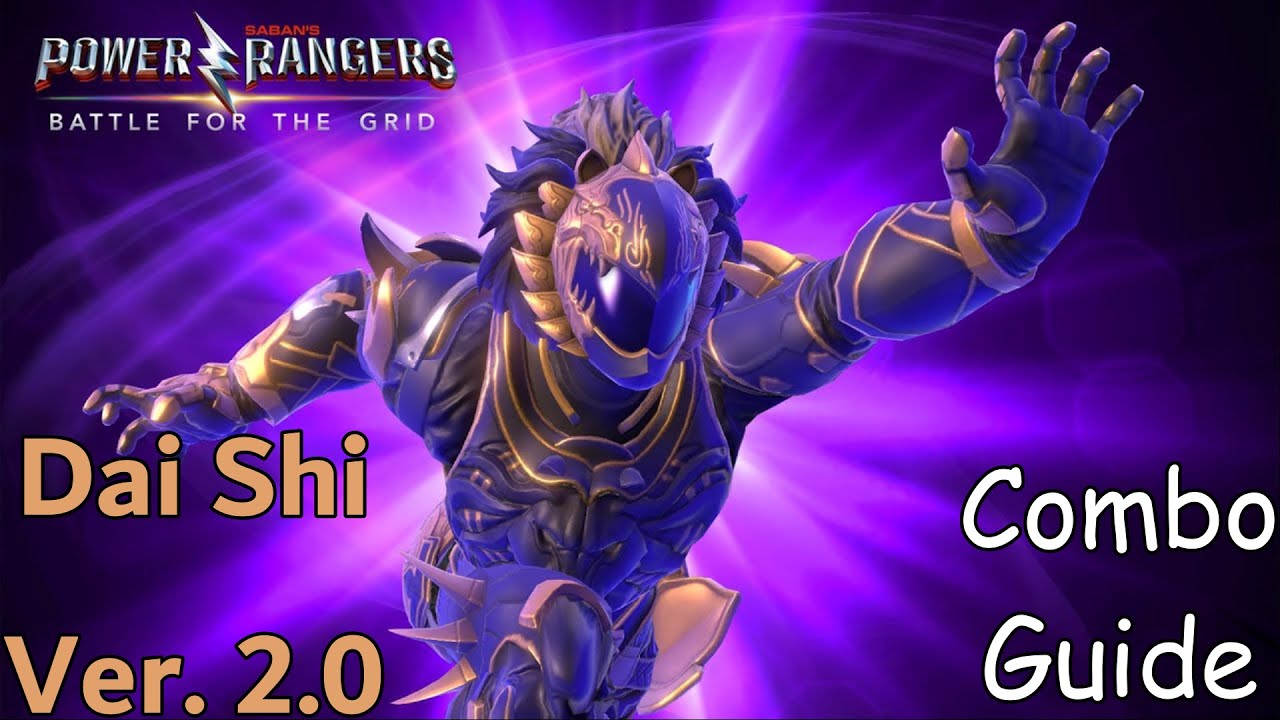 [Power Rangers: Battle for the Grid] pecks Combo Guide of Dai Shi Ver ...