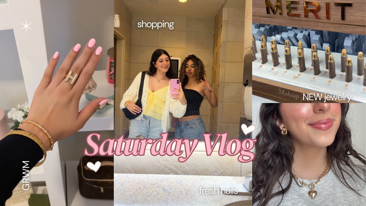 A Girly Saturday Vlog 💅🏼 | Nails, Shopping, & Quality Time with Friends ...