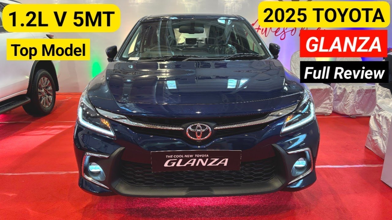Ye Hai All New 2025 Toyota Glanza V Top Model Details Review | Price ...