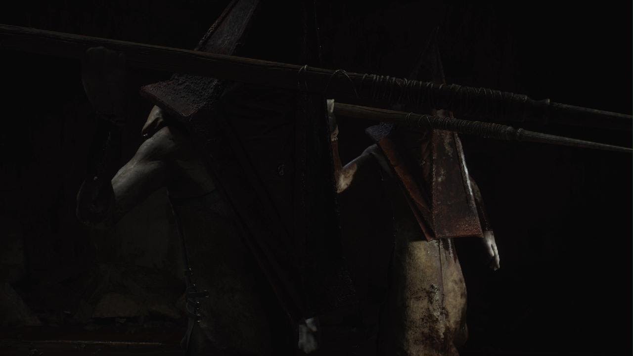 SILENT HILL 2 Two Pyramid Head Boss Fight - YouTube