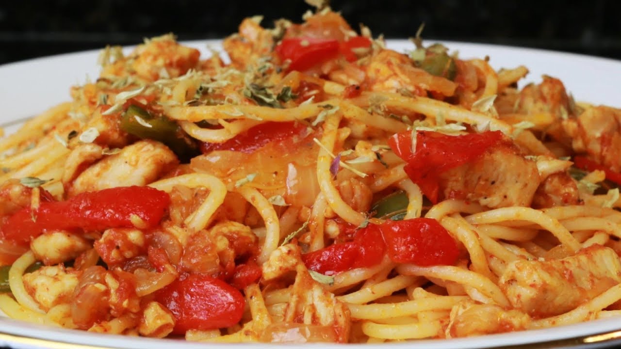 Espaguetis con verduras - Pasta con verduras - YouTube