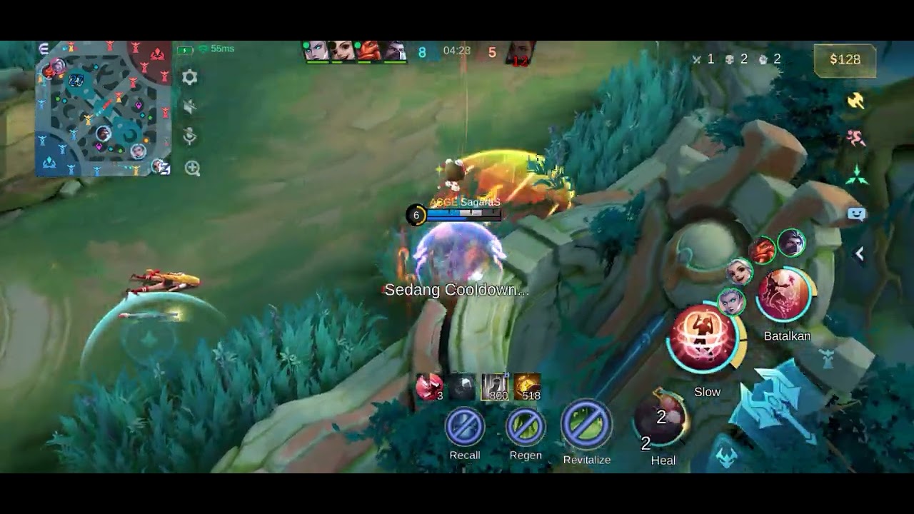 SOLO rank support ANGELA mlbb gameplay - YouTube