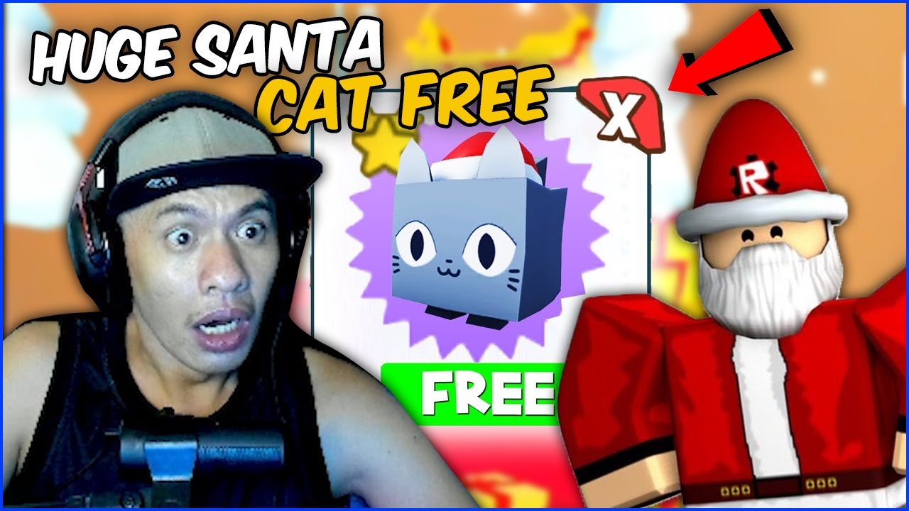 NEW RARE *HUGE SANTA CAT* in ROBLOX PET SIMULATOR X - YouTube