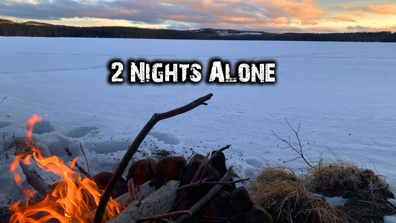 Winter Camping | 2 Nights Camping in Windy Weather - YouTube