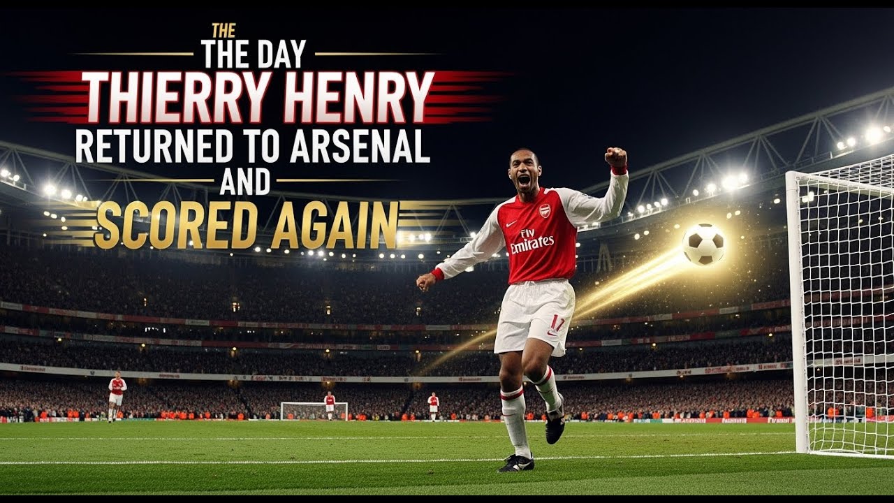 The Day Thierry Henry Returned to Arsenal and Scored Again | Gunner ...