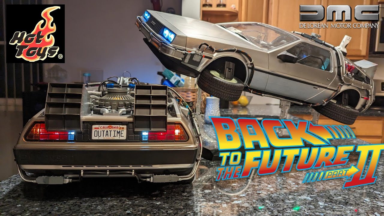 Hot Toys Delorean Unboxing Build Review & Comparison of the 1/6 scale ...