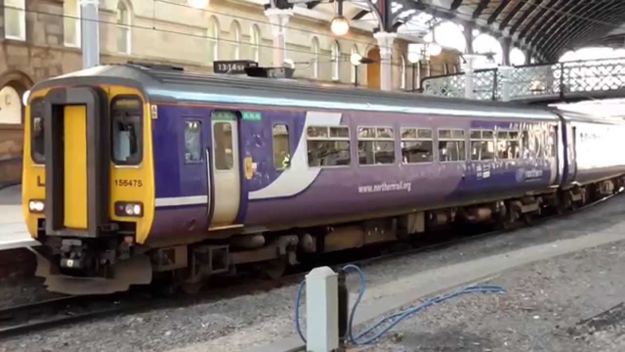Northern Rail Class 156 Departing Newcastle (19/12/14) - YouTube