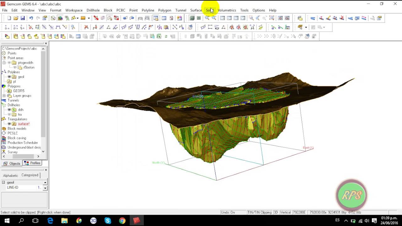 corte solido - surface GM - YouTube