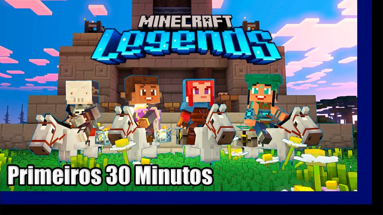 MINECRAFT LEGENDS - Primeiras Impressões - YouTube