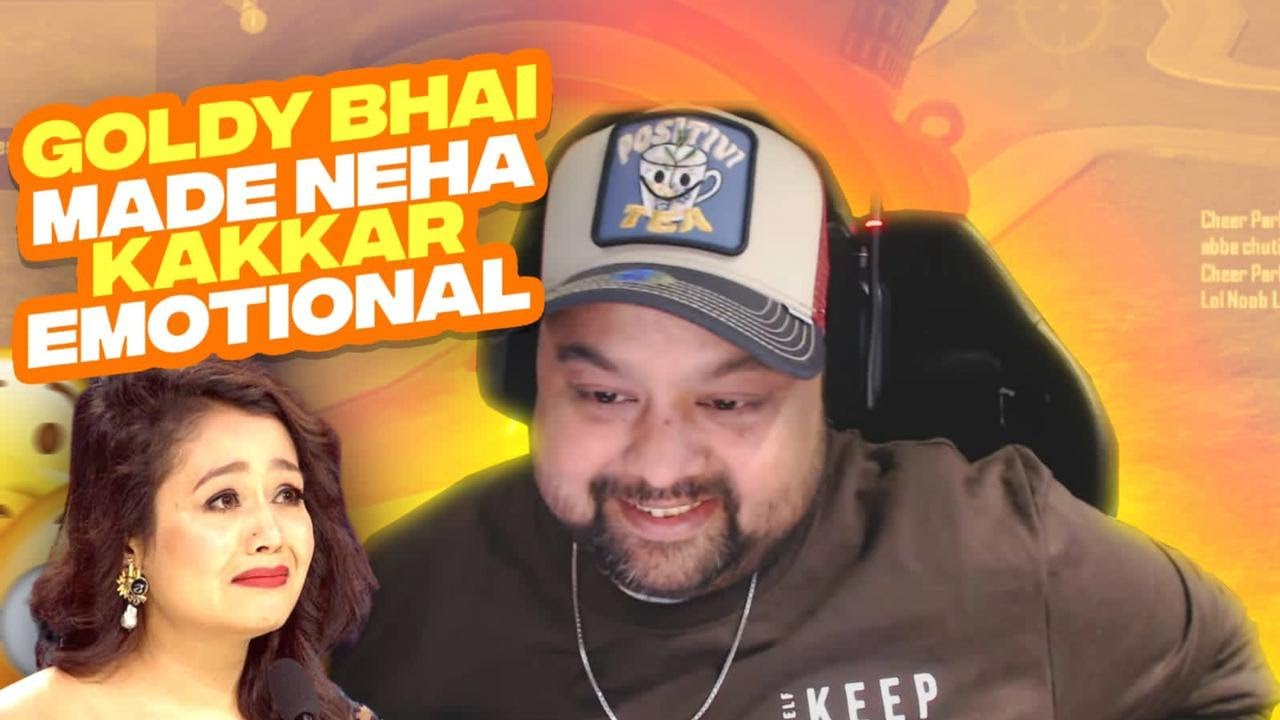 Goldy Bhai made *Neha Kakkar* Emotional | Vibe with Goldy - YouTube