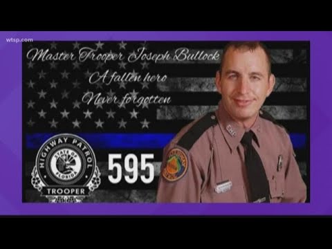Hundreds gather to remember fallen FHP Trooper Joseph Bullock - YouTube