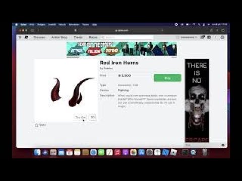 Roblox - Sinister Branches or Red Iron Horns - YouTube
