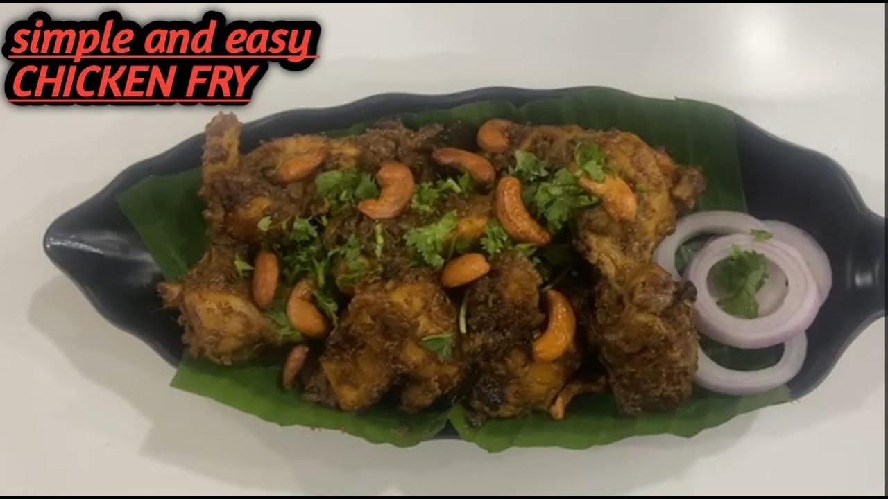Andhra-Style Spicy Chicken Fry Recipe | Easy & Tasty - YouTube