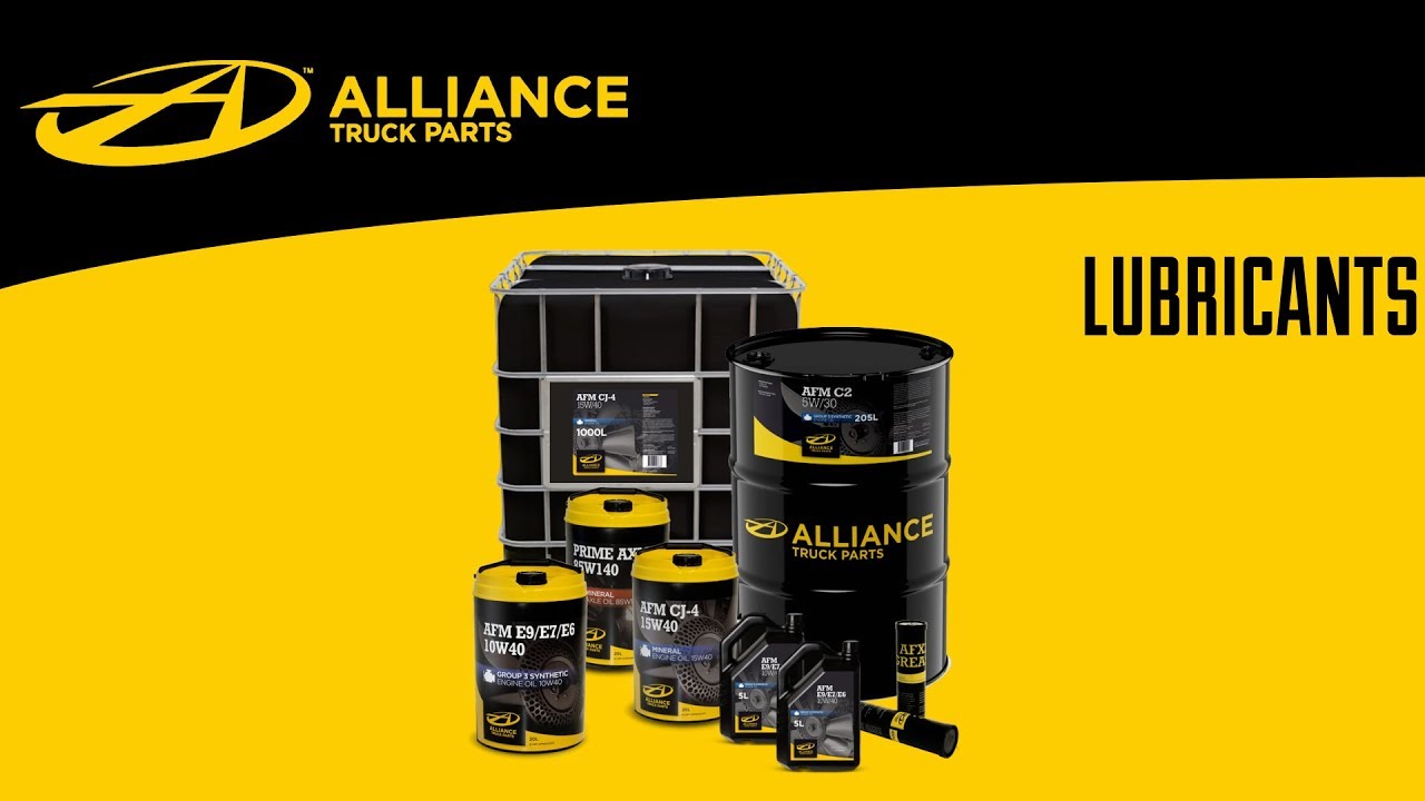 Alliance Truck Parts Lubricants - YouTube