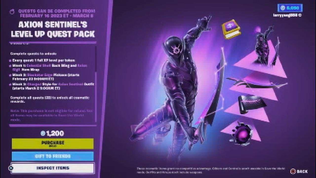 New Fortnite Level UP Quest Pack Bundle #fortnite - YouTube