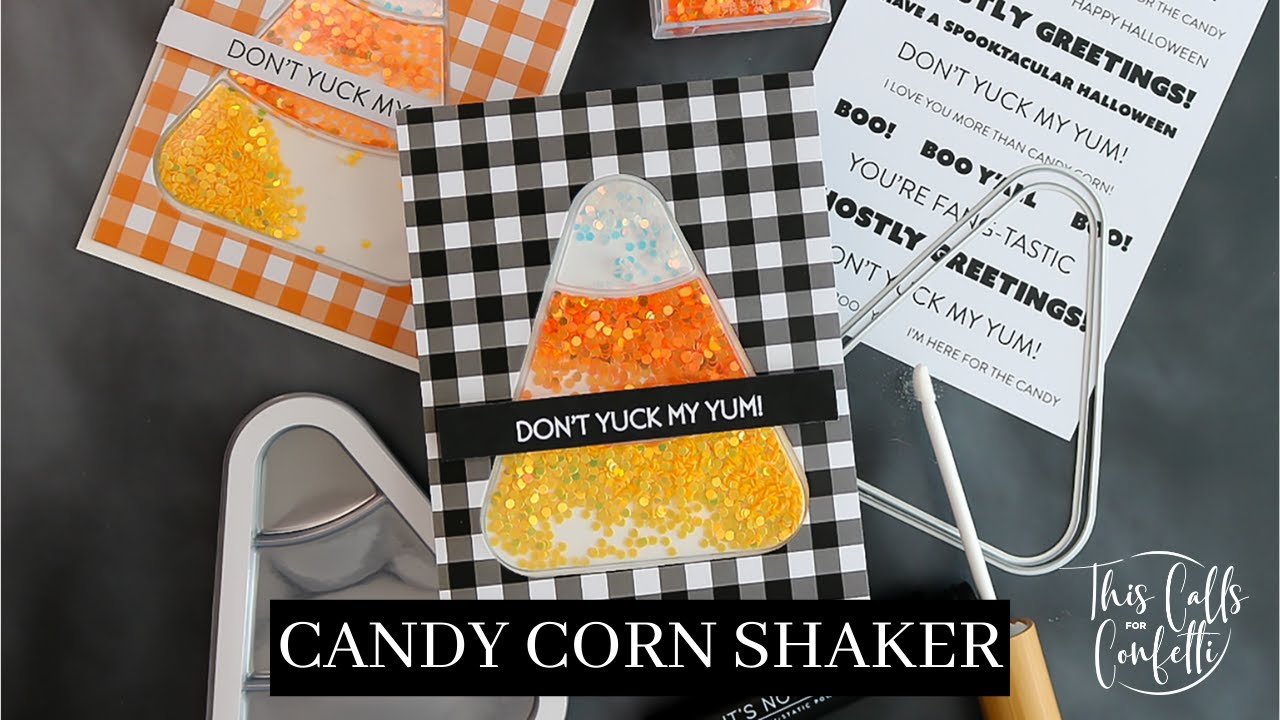 Halloween Shaker Card Made Easy: Step-by-Step Guide to the Candy Corn ...