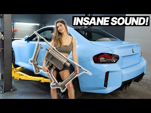 INSTALLING THE PERFECT EXHAUST ON THE G87 M2! *BEST SOUND*