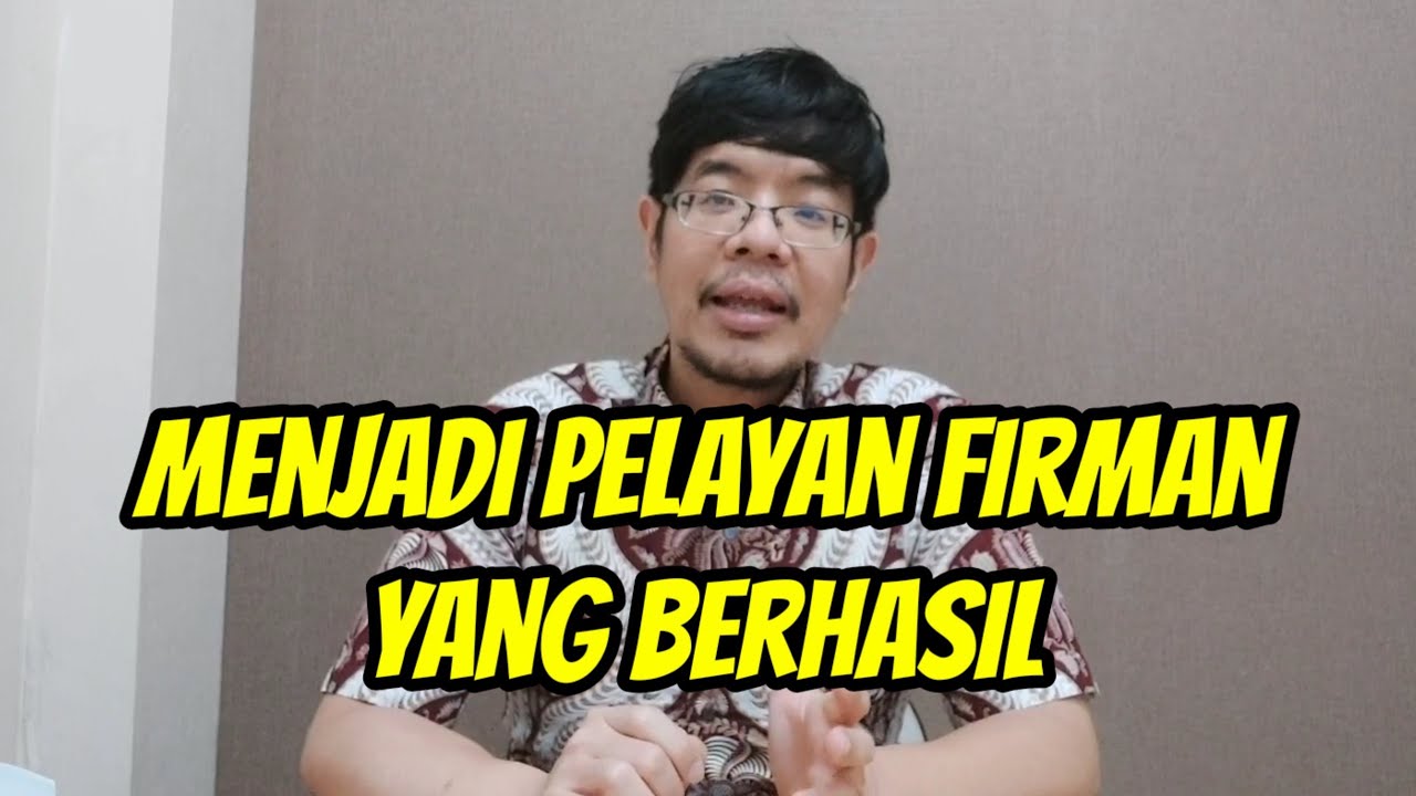 Menjadi Pelayan Firman yang Berhasil [Tips Guru Sekolah Minggu] - YouTube