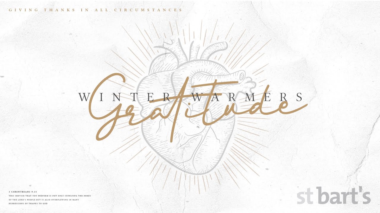 2 Corinthians 9:9-15 | Gratitude - For God's Indescribable Gift | St ...