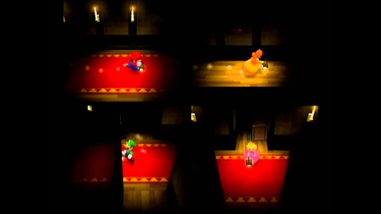 Mario Party 7: 4 Player Minigame - Ghost in the Hall - YouTube
