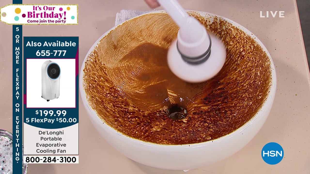 Turbo Scrub Deluxe Cordless Power Scrubber Cleaning Kit - YouTube