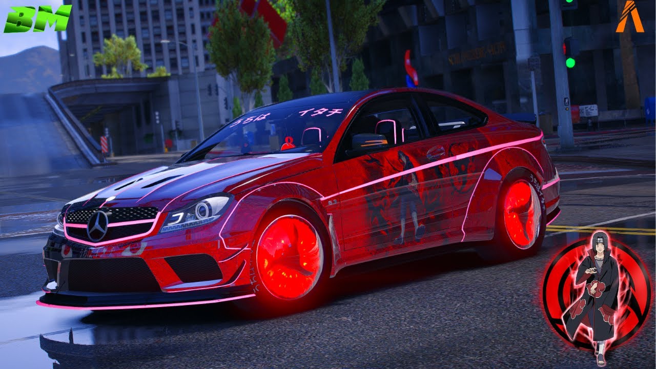 Benz C63 Itachi Edition | Animated Led Lights | #fivem #gta5 #roleplay ...