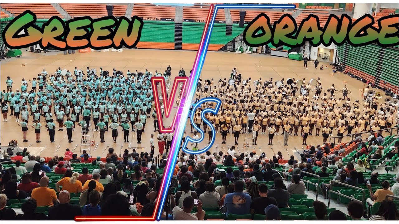 Famu Summer Band Camp | "Orange vs Green Band Battle" (2024) - YouTube