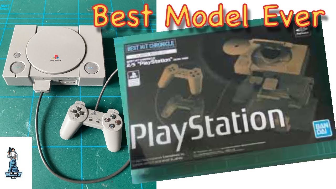Bandai Playstation Model Kit Build - YouTube