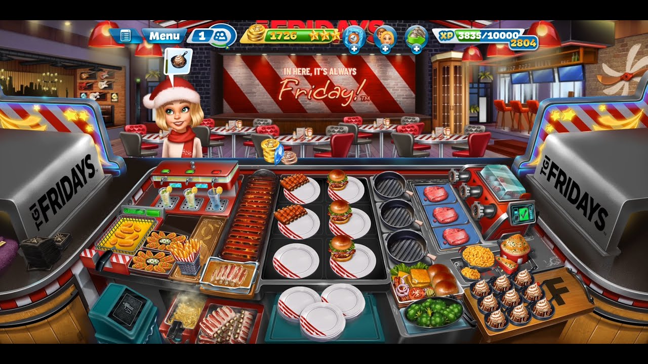 Cooking Fever - TGI Fridays + gem shards and FREE GIFT - YouTube