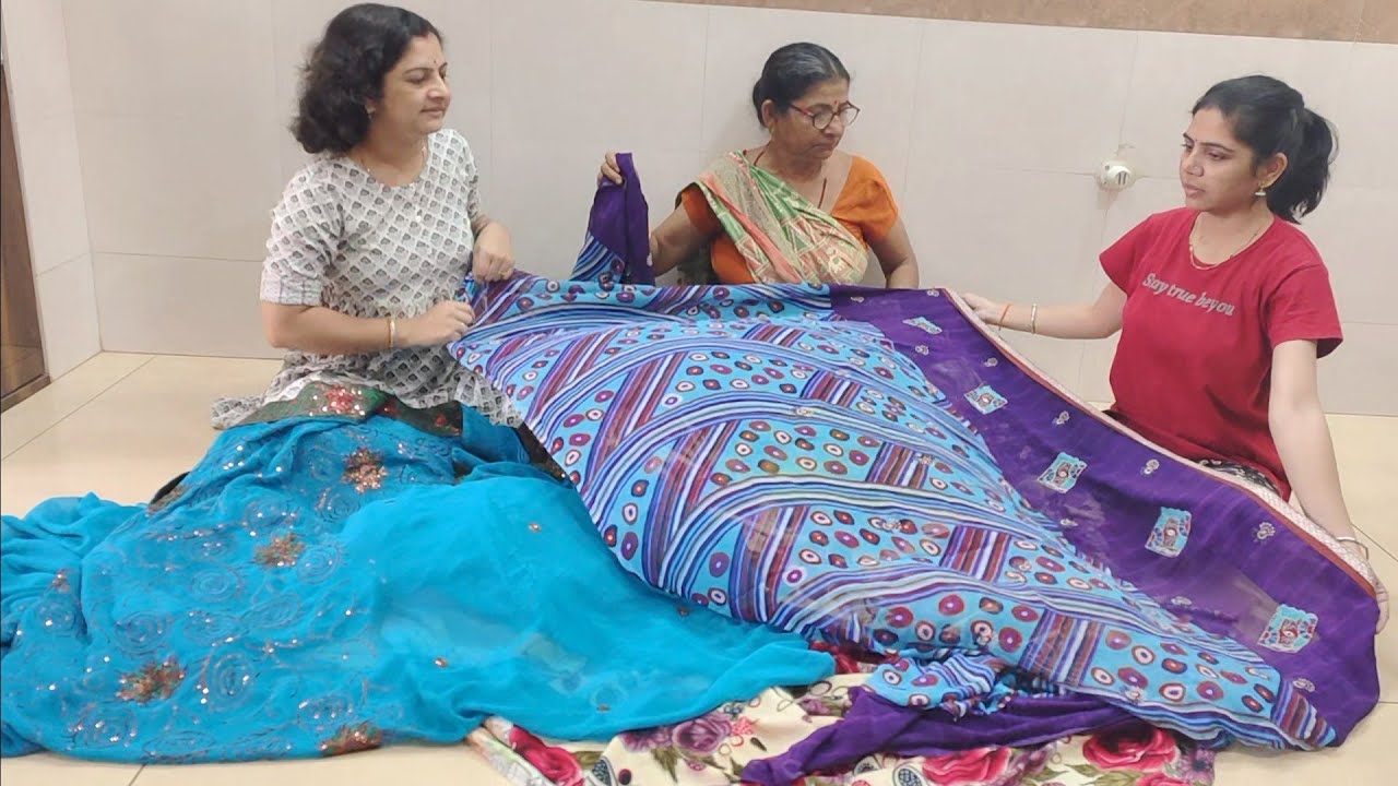 साड़ी और बेडशीट का यह इस्तेमाल देख चौंक जाएंगे आप / Best making idea ...