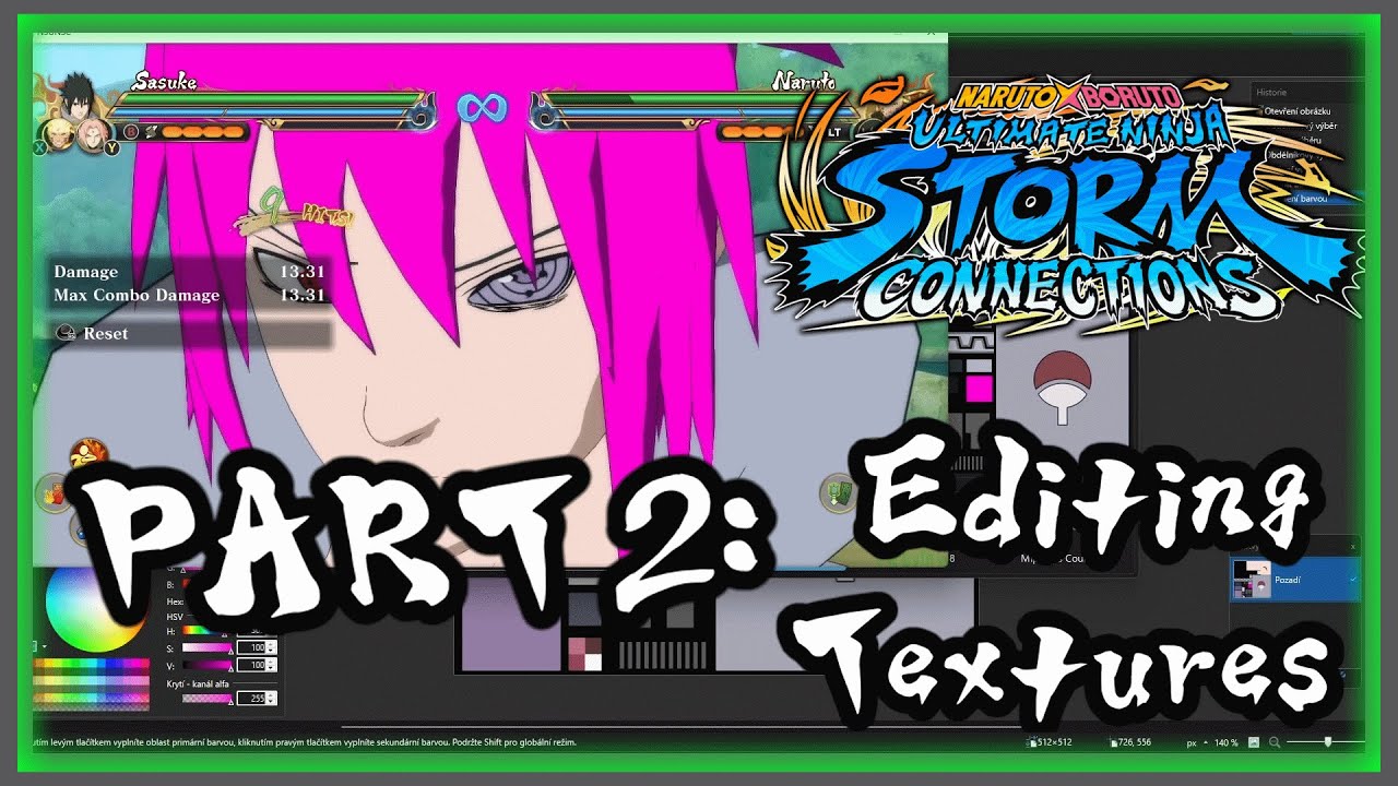NARUTO STORM MODDING: Editing Textures - YouTube