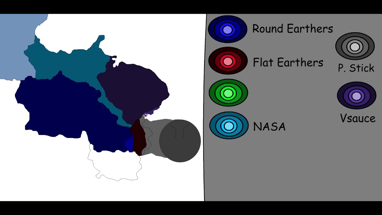 The Round & Flat Earthers War - Every Frame (∞) - YouTube