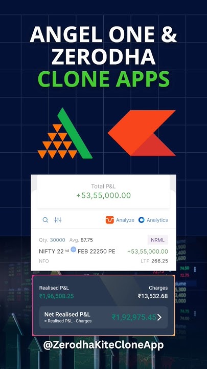 Zerodha Clone App #shorts - YouTube