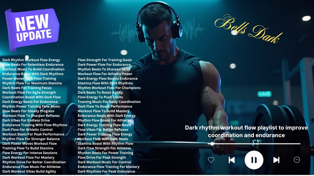 Dark rhythm workout flow playlist to improve coordination and endurance ...