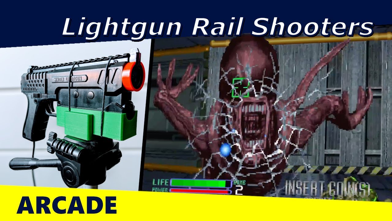 Sinden Lightgun et machine gun rail shooters - YouTube