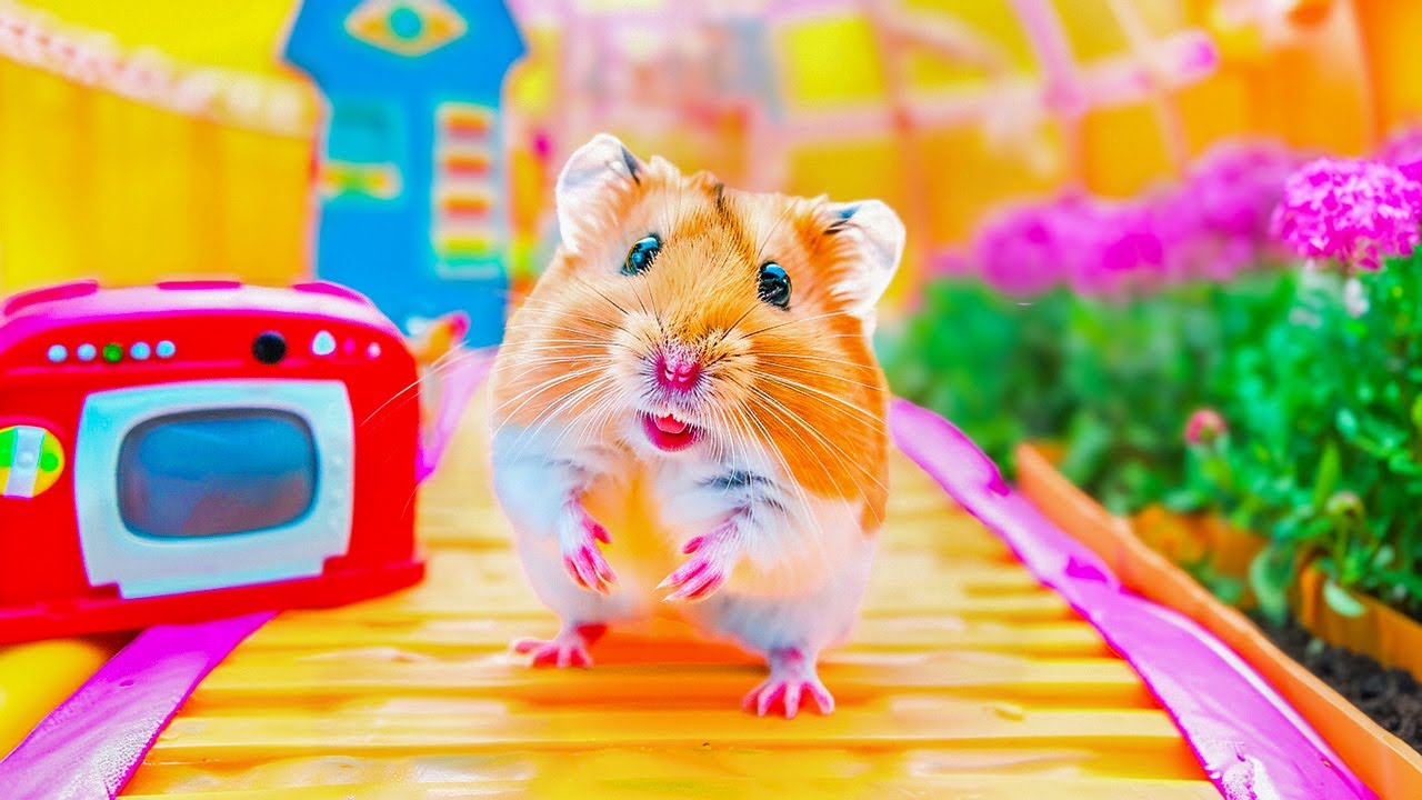 Glittering Escape 💎 Hamster in the Crystal Maze 💎 Hamster Maze - YouTube