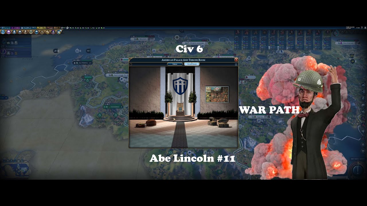 Civ 6 Lincoln #11 [WAR PATH] - YouTube
