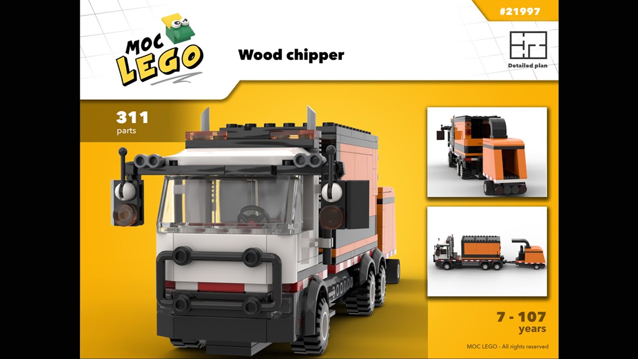 MOC LEGO #21997: Wood Chipper - YouTube