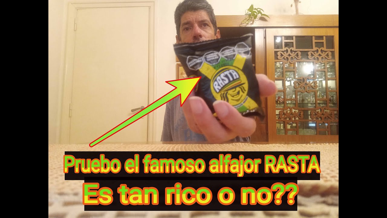 Probamos el ALFAJOR RASTA - Alfajor de chocolate - Alfajor Bajonero ...